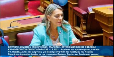 Π. Πέρκα: «Οι αστοχίες της κυβέρνησης στον τομέα του περιβάλλοντος και ...