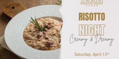 Risotto Night στο The Lynx Mountain Resort